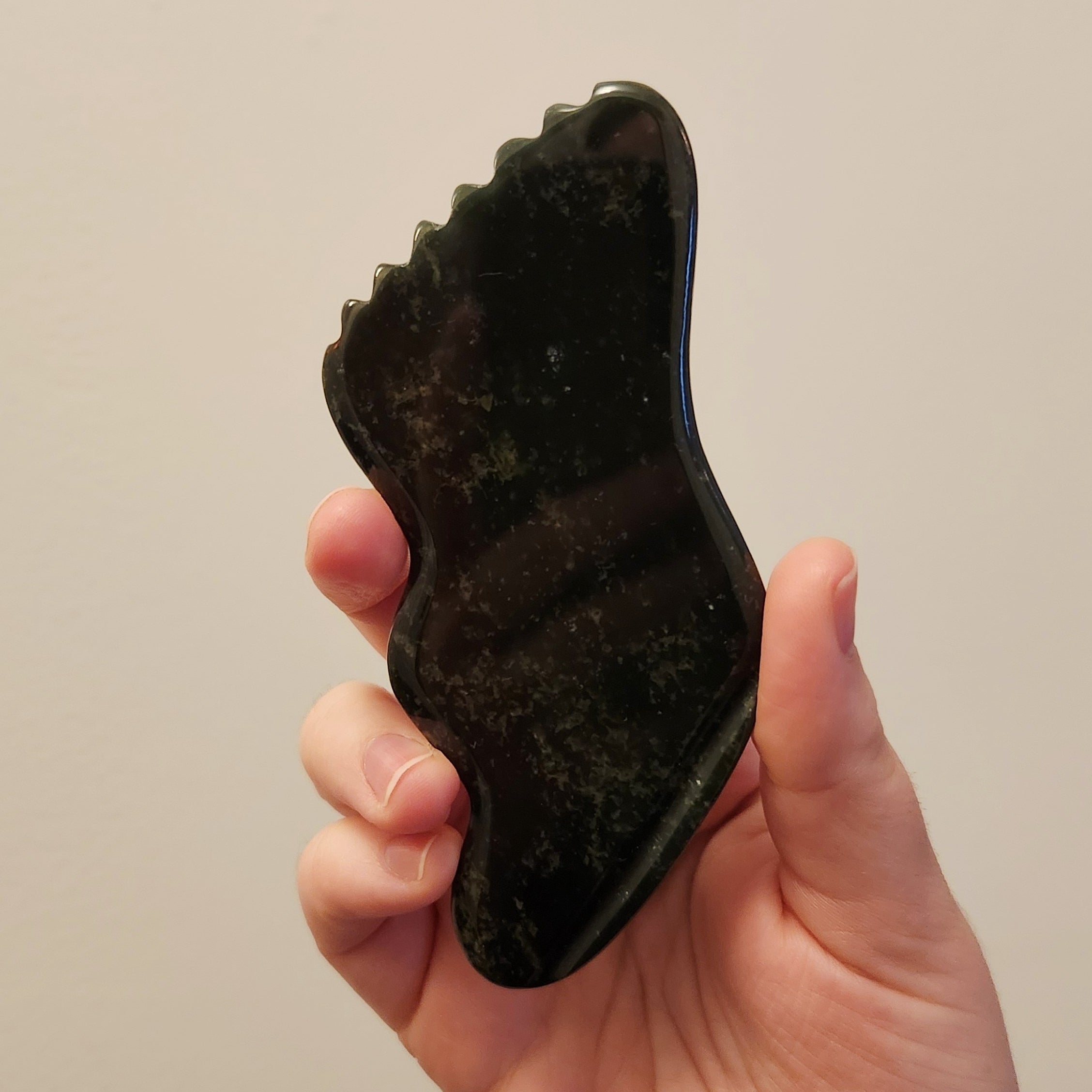 Green Nephrite Gua Sha Stone | Flourish Aesthetics